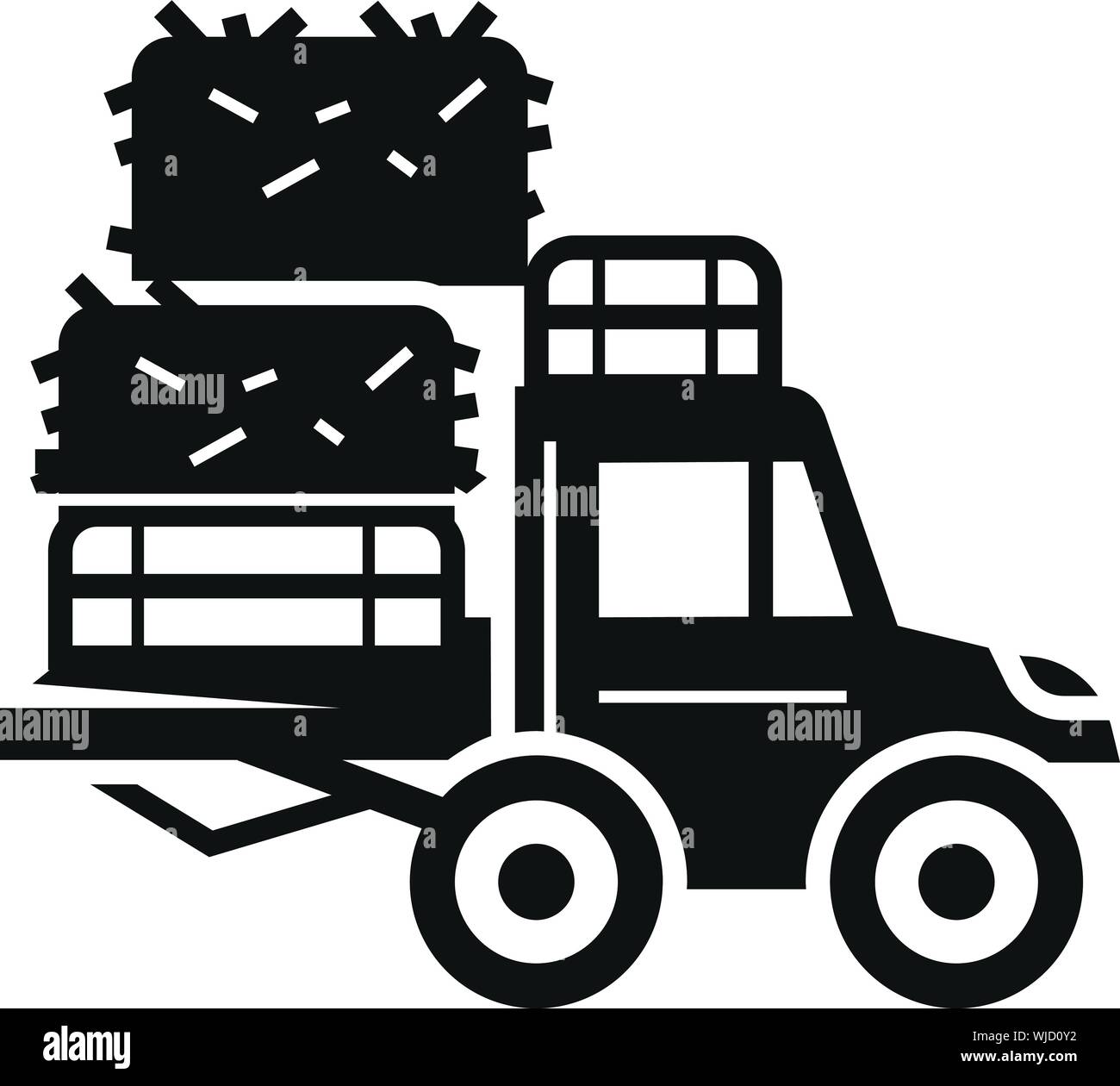 Garden machinery icon. Simple illustration of garden machinery vector ...