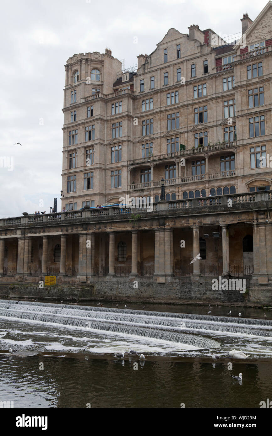 Pulteney Weir, Bath, England Stock Photo - Alamy