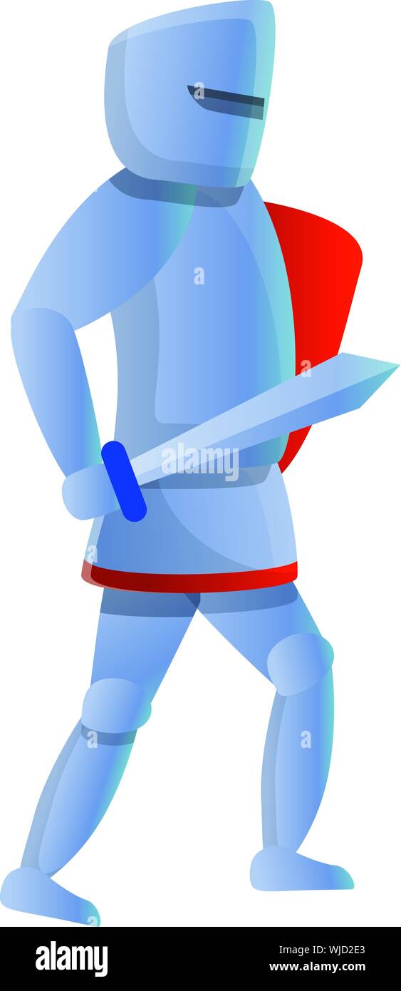 Knight icon. Cartoon of knight vector icon for web design isolated on ...