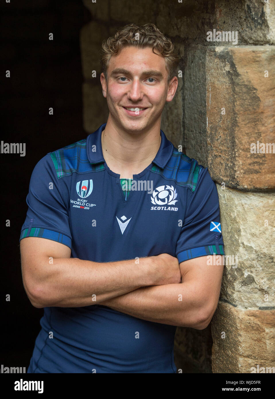 Scotland's Jamie Ritchie during the squad announcement at Linlithgow ...