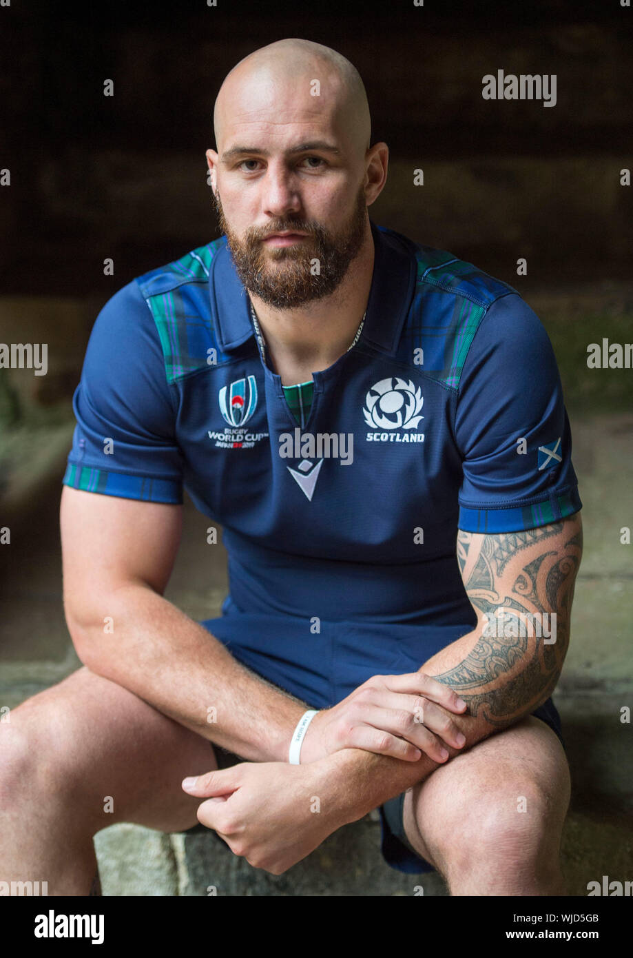 Blade Thomson during the squad announcement at Linlithgow Palace Stock ...