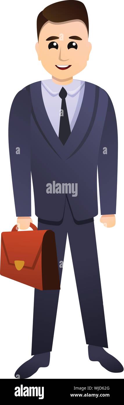 Law man icon. Cartoon of law man vector icon for web design isolated on ...