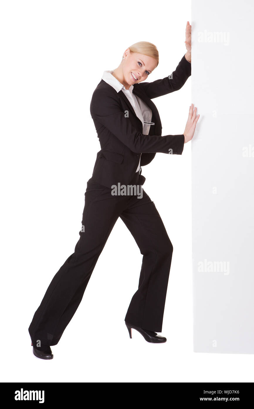 Pushing over paper hi-res stock photography and images - Alamy