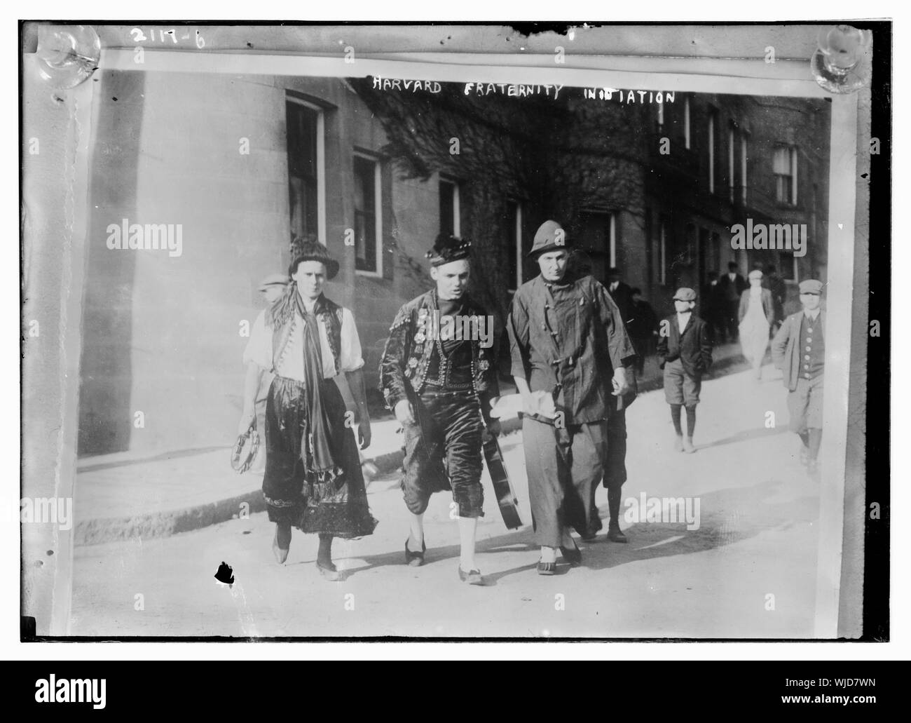 Harvard fraternity men initiation Stock Photo - Alamy