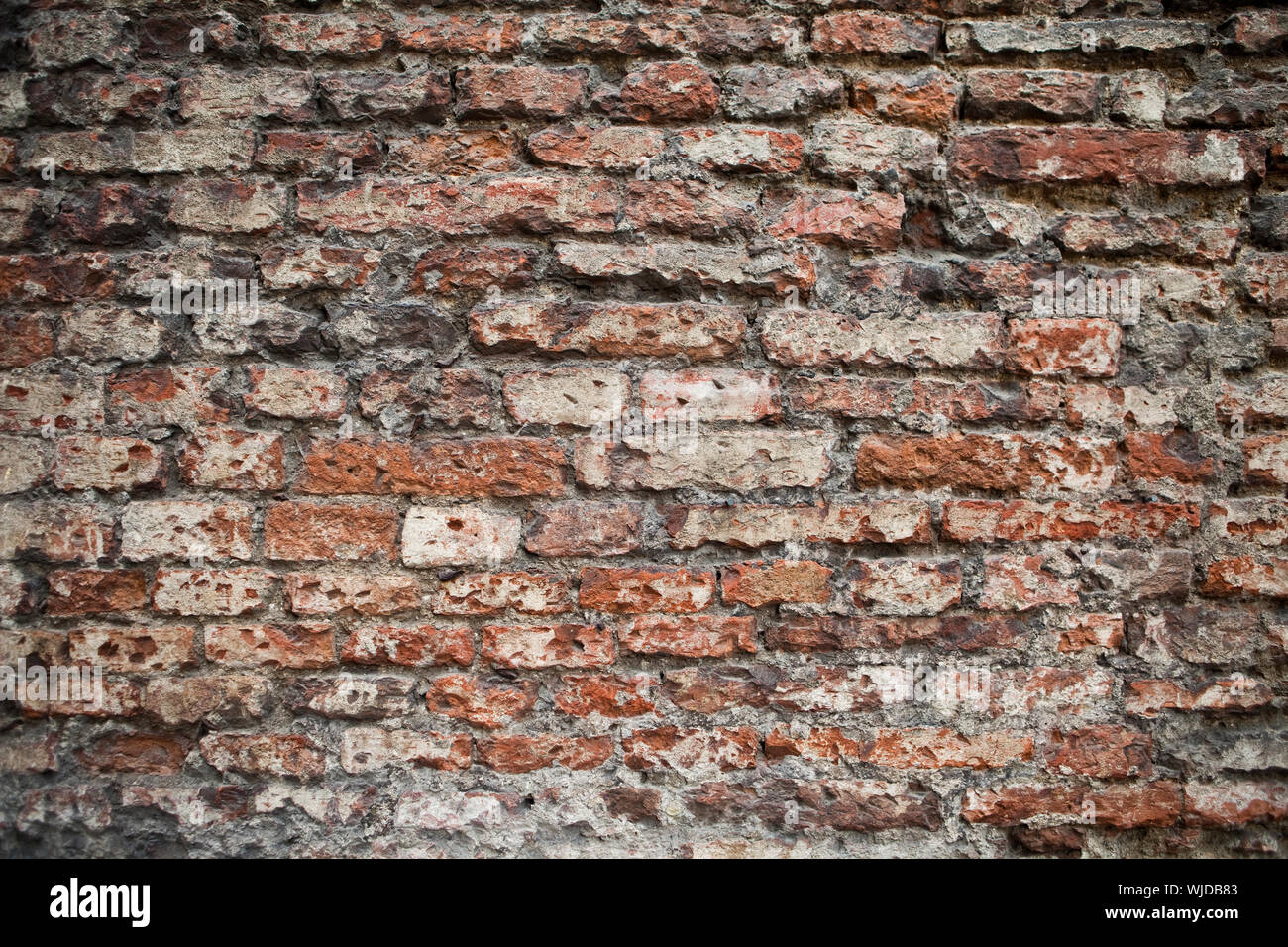 Worn brick wall Stock Photo - Alamy