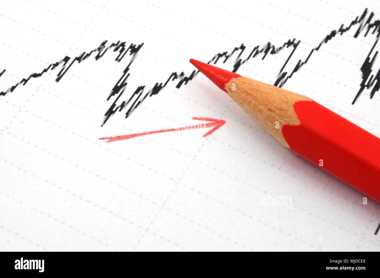 business growth chart showing financial success on stock market Stock ...