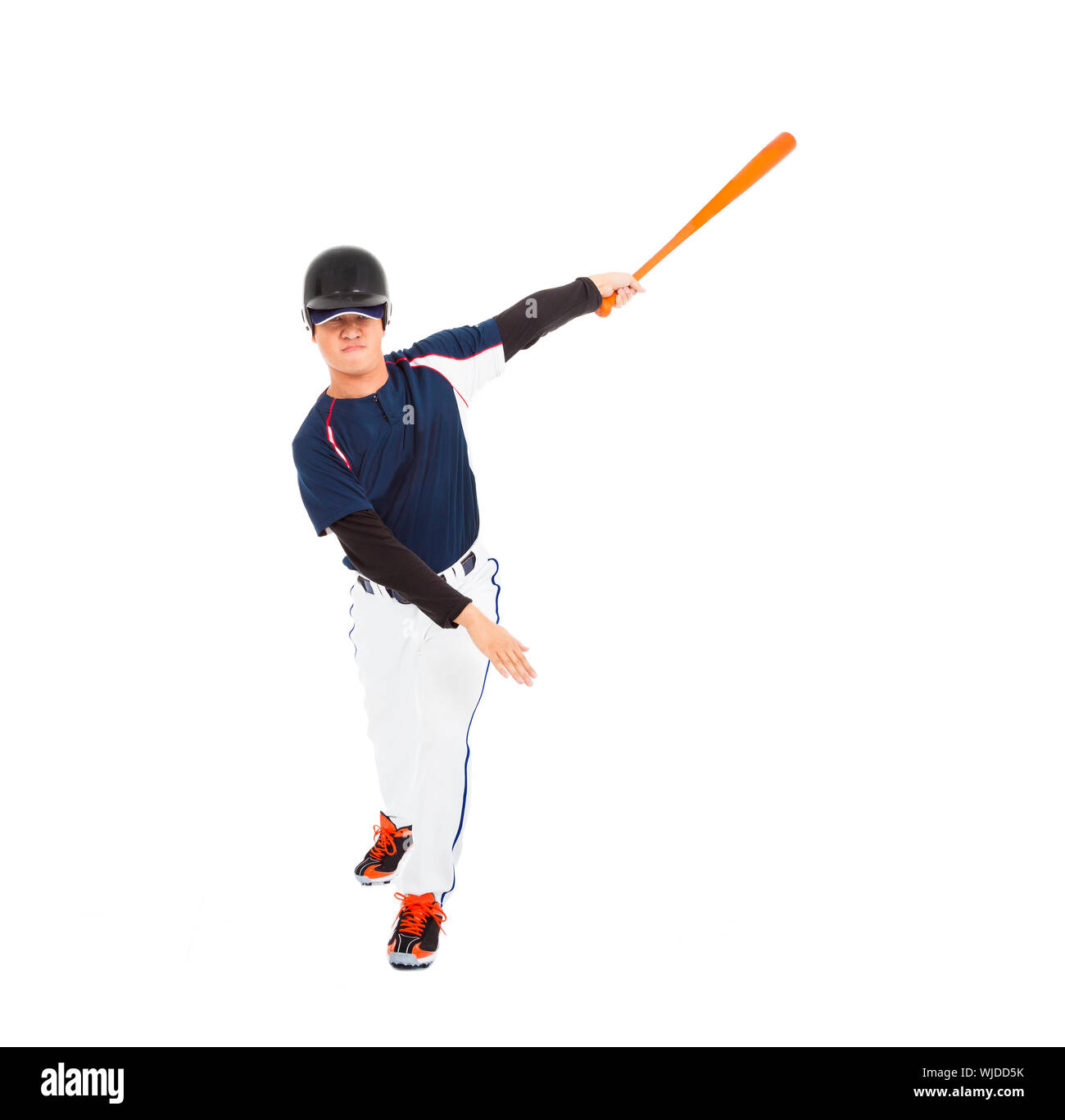 baseball player taking a swing Stock Photo - Alamy