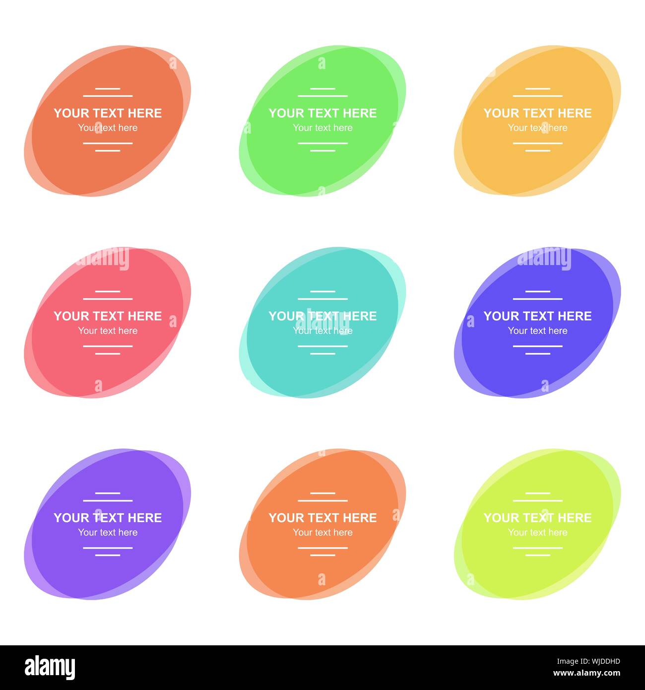 Set of Vector Colorful Banners Stock Vector Image & Art - Alamy