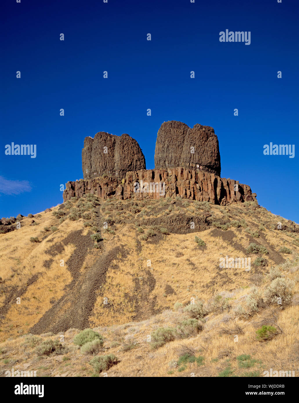 Hat Rock in Hat Rock State Park, Oregon Stock Photo - Alamy