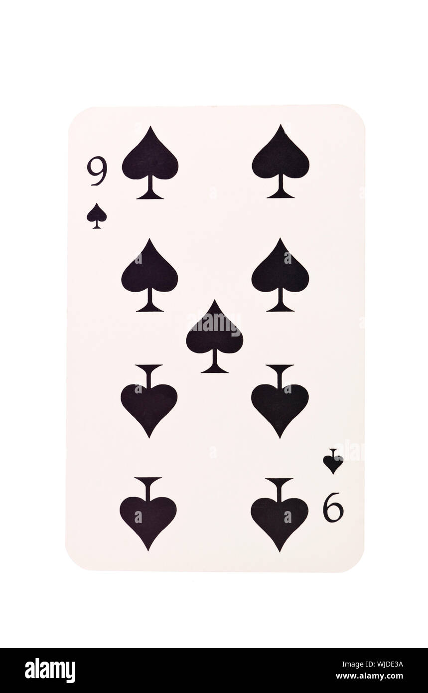 Nine of spades hi-res stock photography and images - Alamy