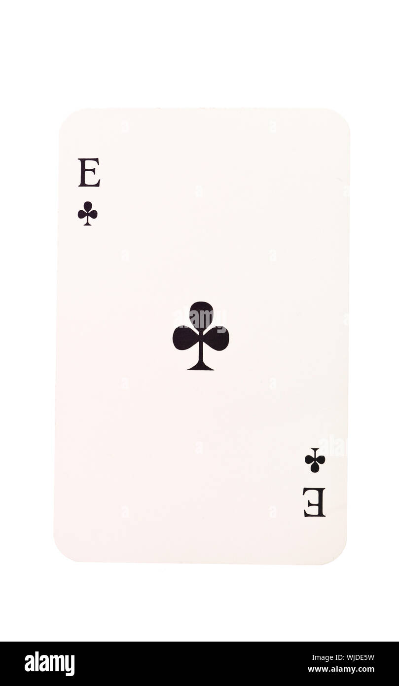 Ace of clubs hi-res stock photography and images - Alamy