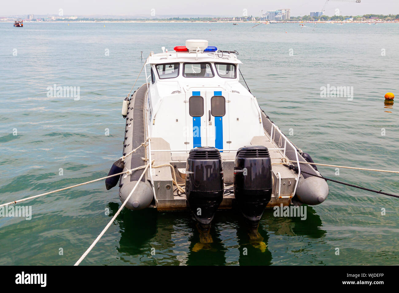 Police boat fishing boat hi-res stock photography and images - Alamy