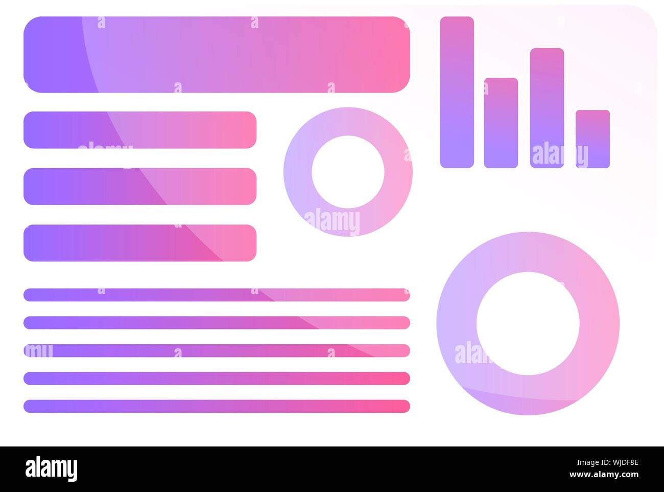 Graph table icon. Cartoon of graph table vector icon for web design ...