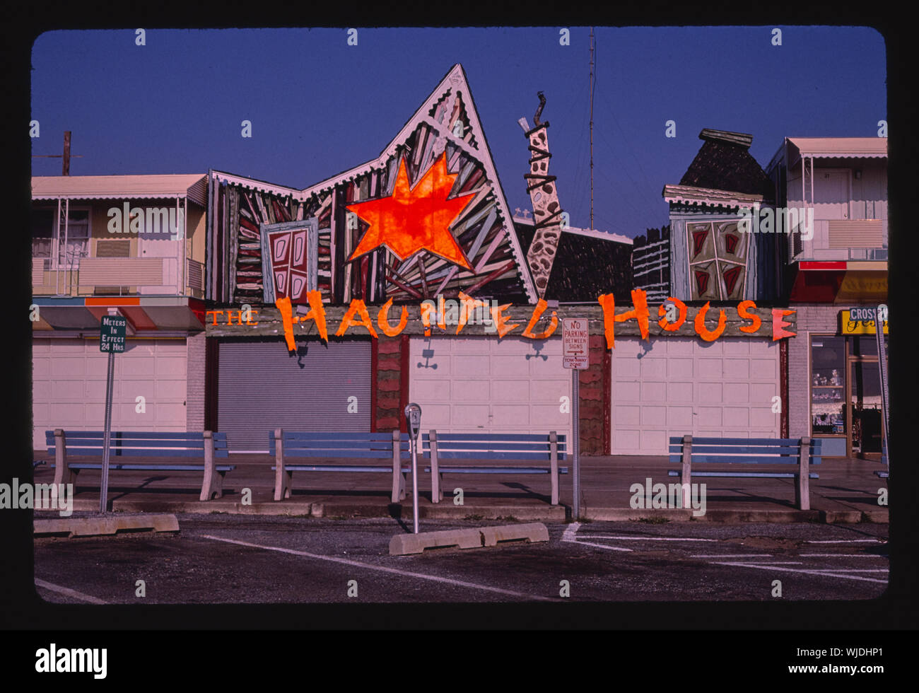 Haunted house, Boardwalk, Ocean City, Maryland Stock Photo - Alamy