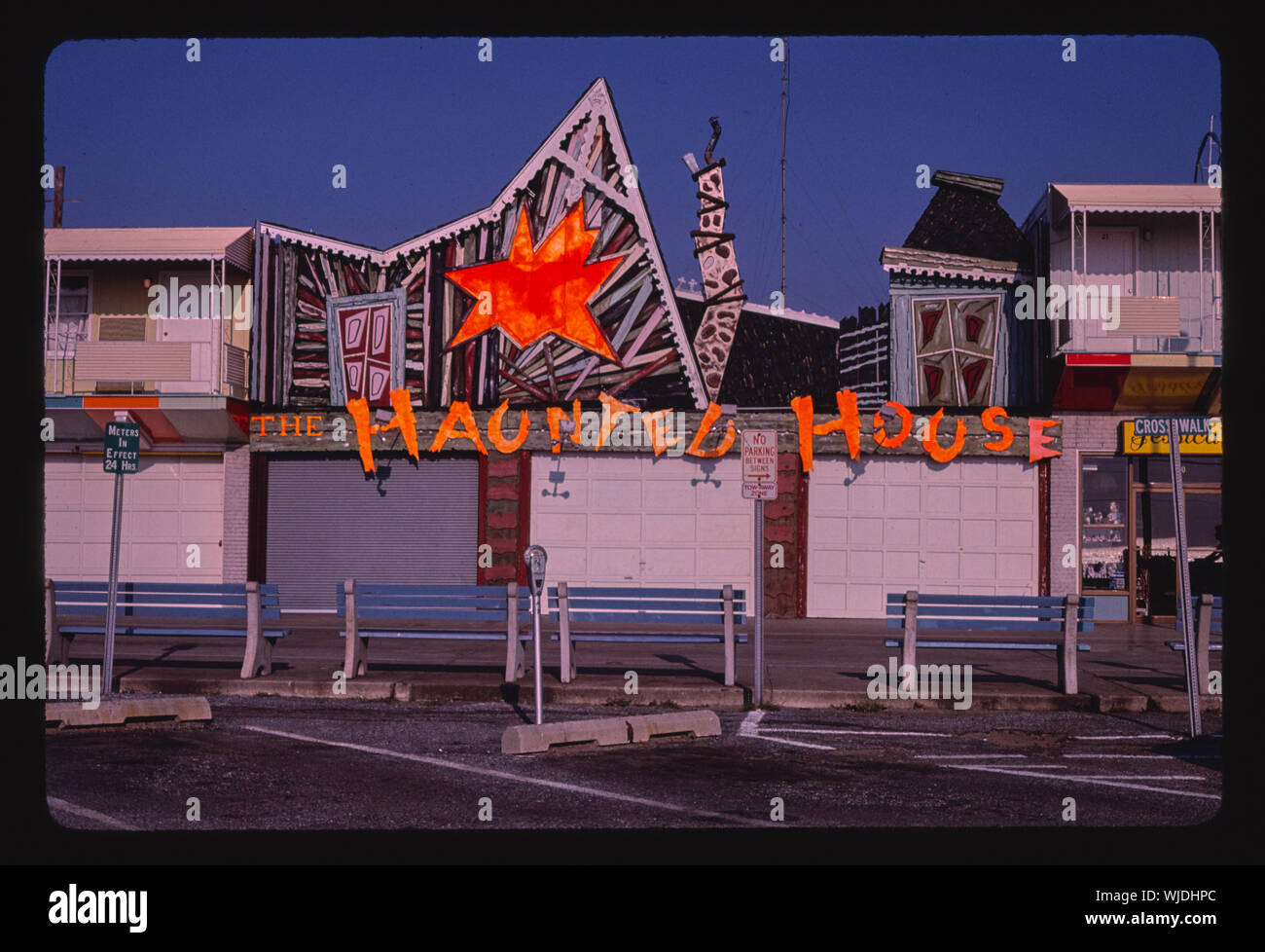 Haunted house, Boardwalk, Ocean City, Maryland Stock Photo - Alamy