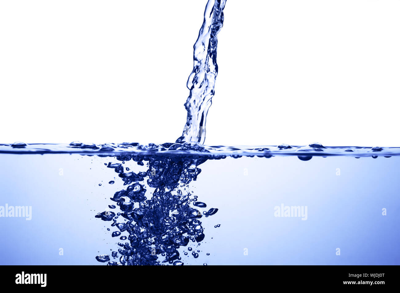 Crisp clear water photographed high speed Stock Photo - Alamy