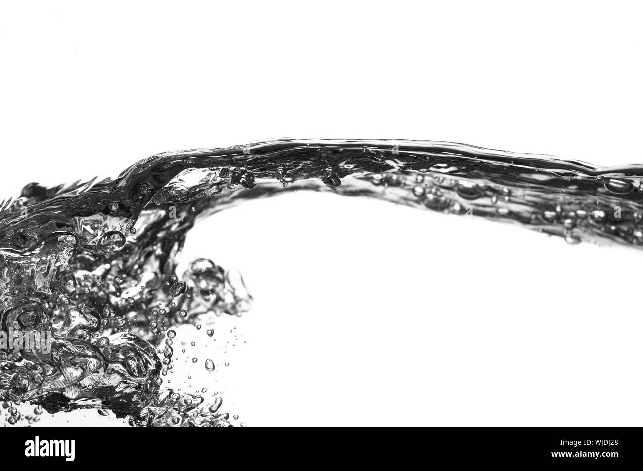 Crisp clear water photographed high speed Stock Photo - Alamy