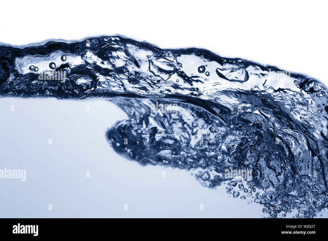 Crisp clear water photographed high speed Stock Photo - Alamy