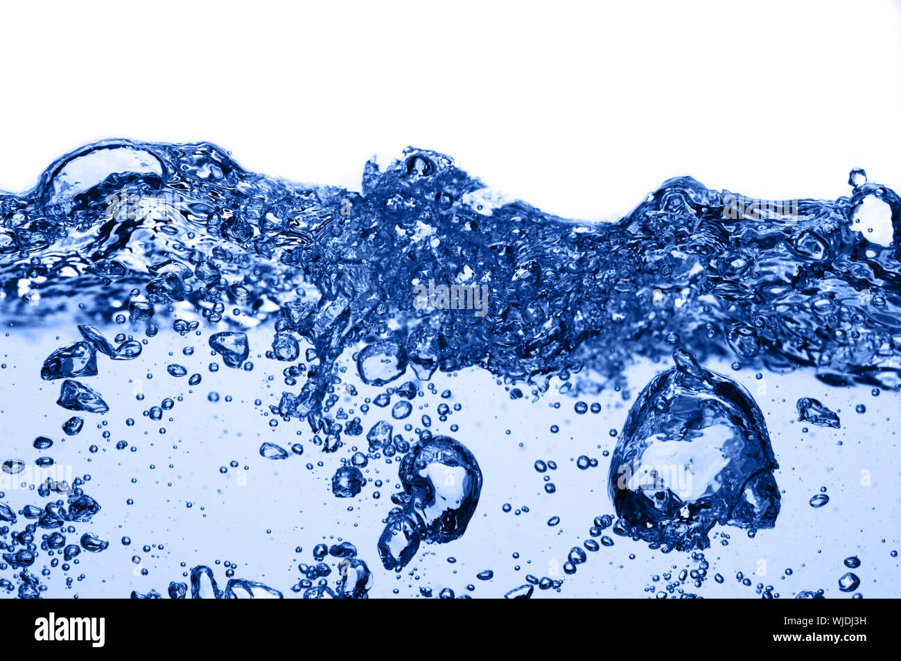 Crisp clear water photographed high speed Stock Photo - Alamy