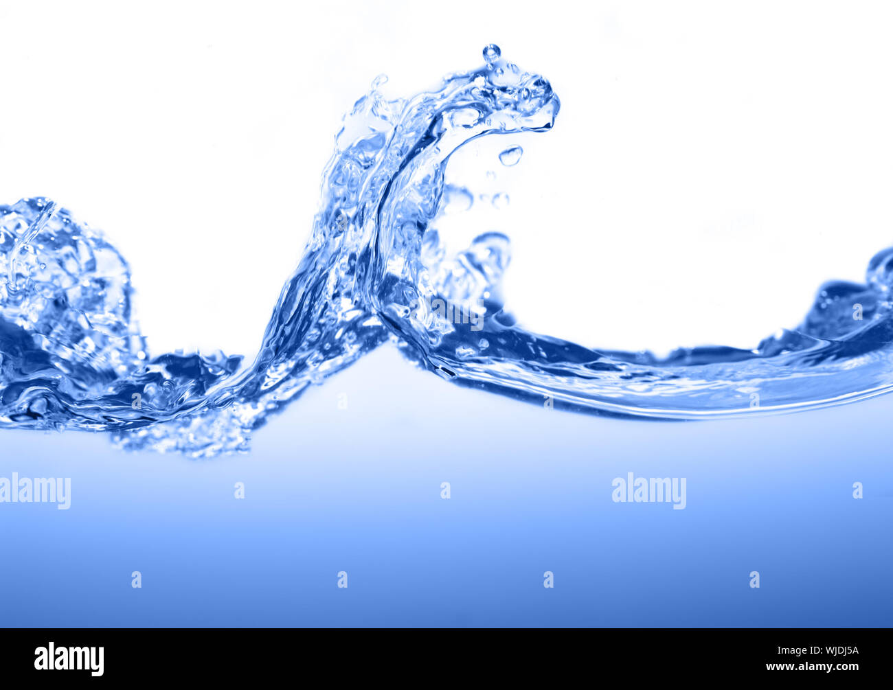 Crisp clear water photographed high speed Stock Photo - Alamy