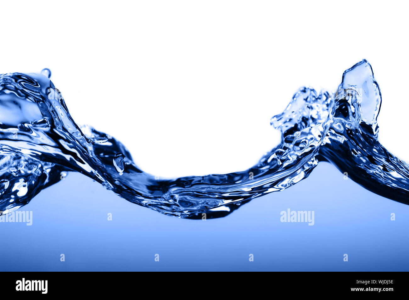 Crisp clear water photographed high speed Stock Photo - Alamy