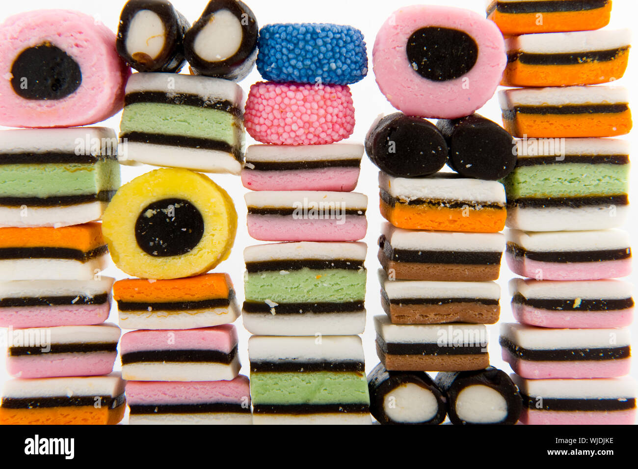 licorice allsorts mixture Stock Photo - Alamy