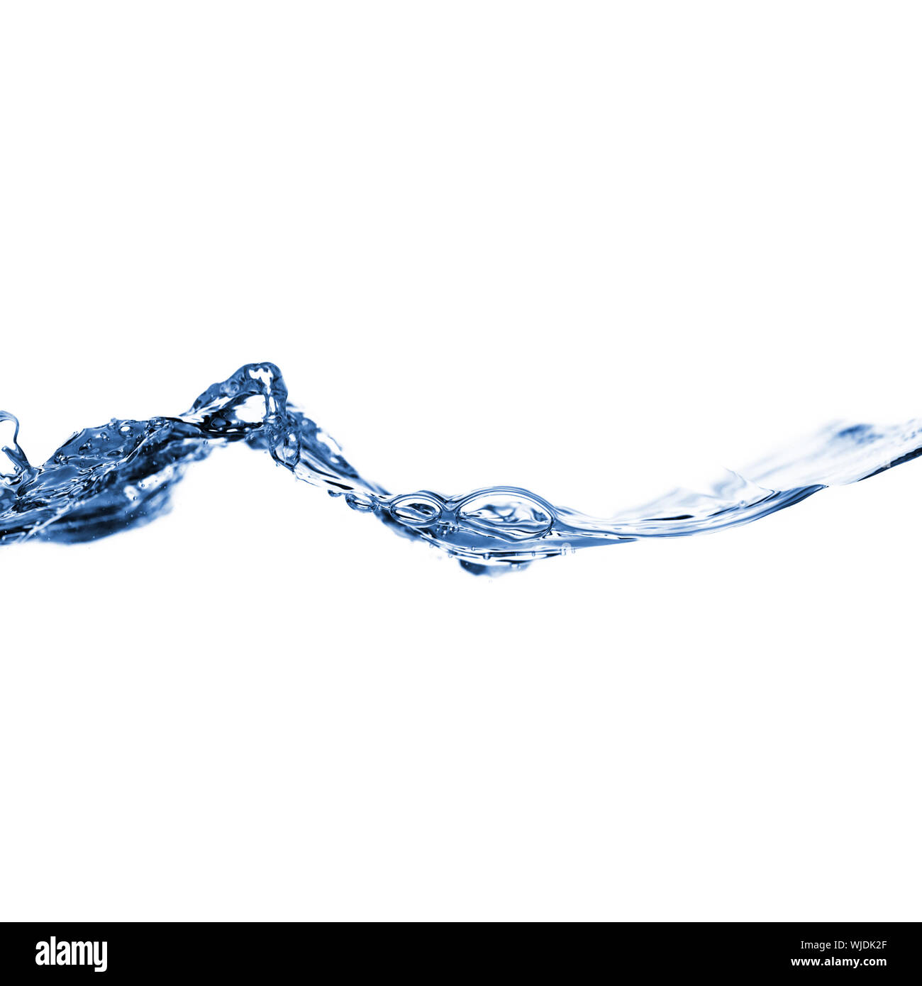 Crisp, clear, refreshing water against a white background Stock Photo ...