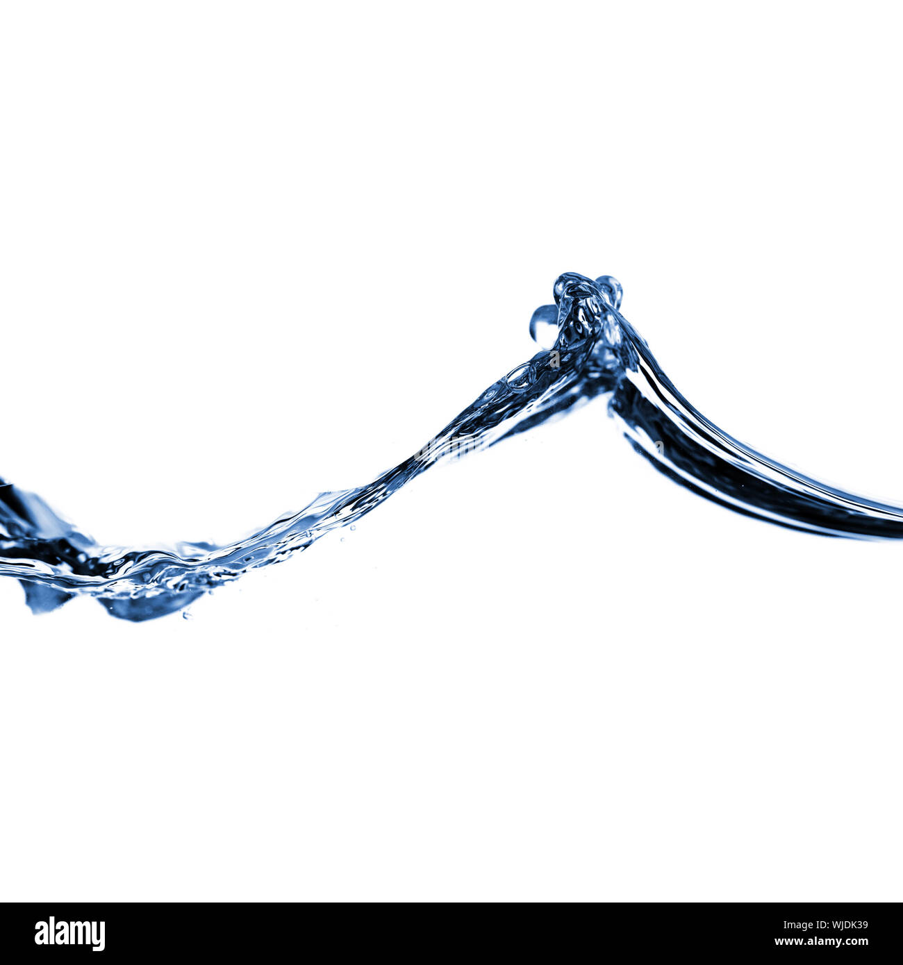 Crisp, clear, refreshing water against a white background Stock Photo ...