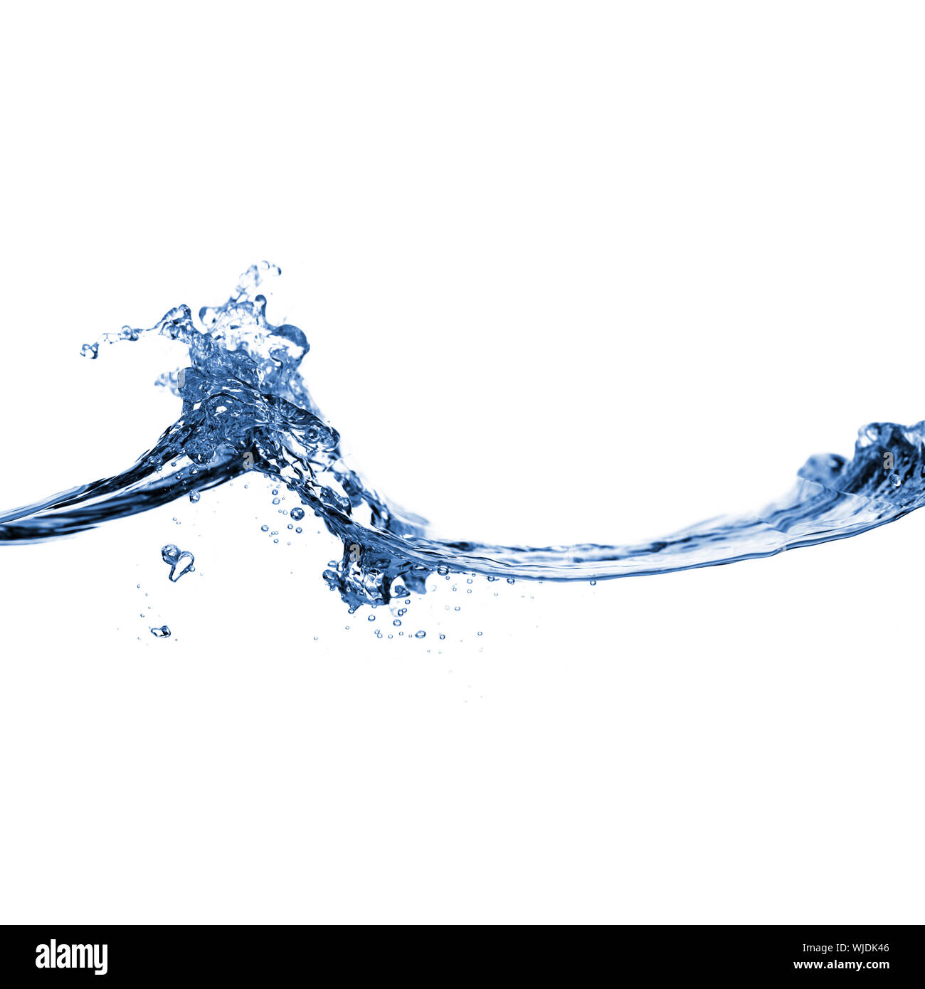 Crisp, clear, refreshing water against a white background Stock Photo ...