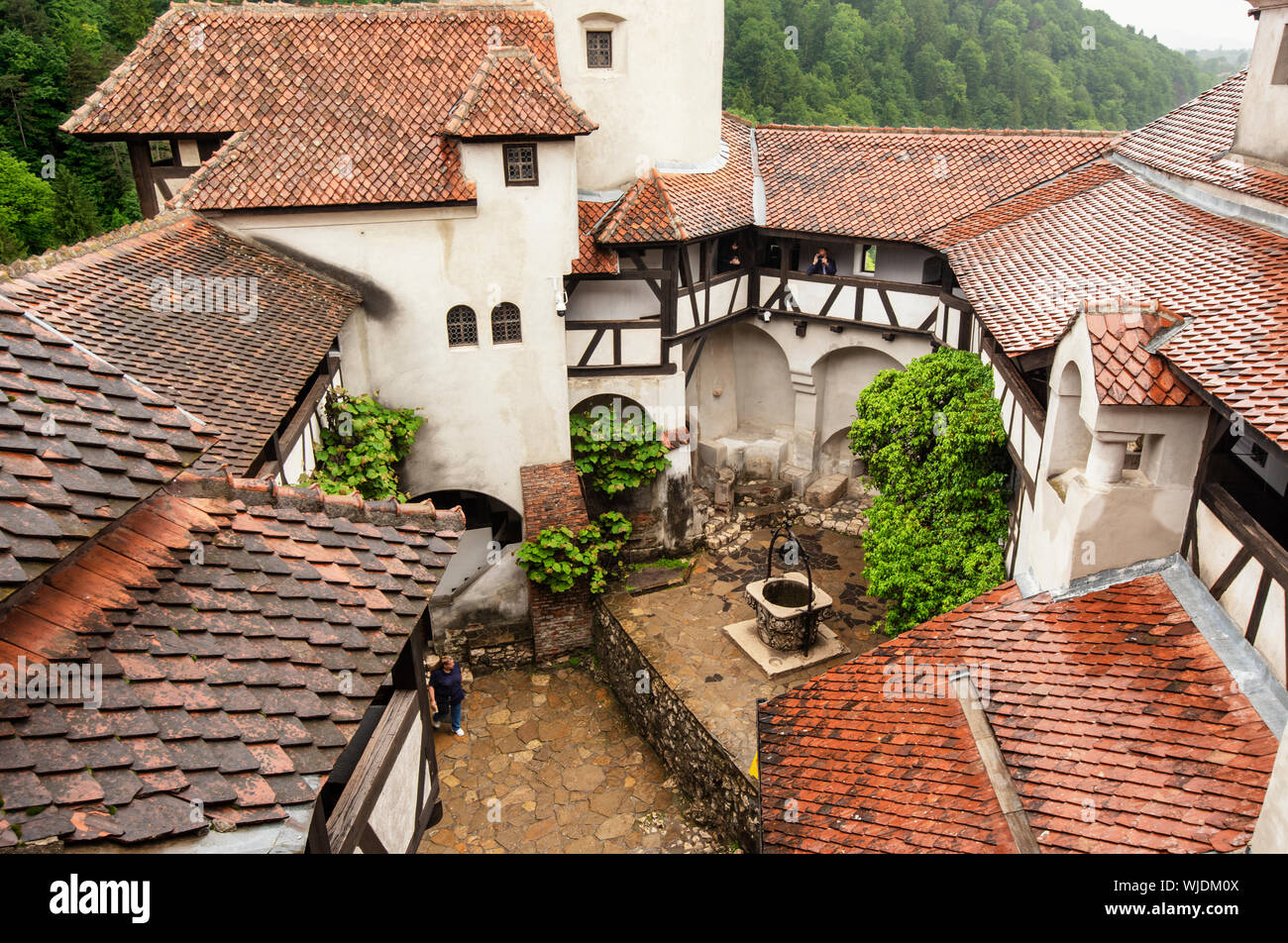 Bran Castle dating back to the 13th century. It was the royal residence ...