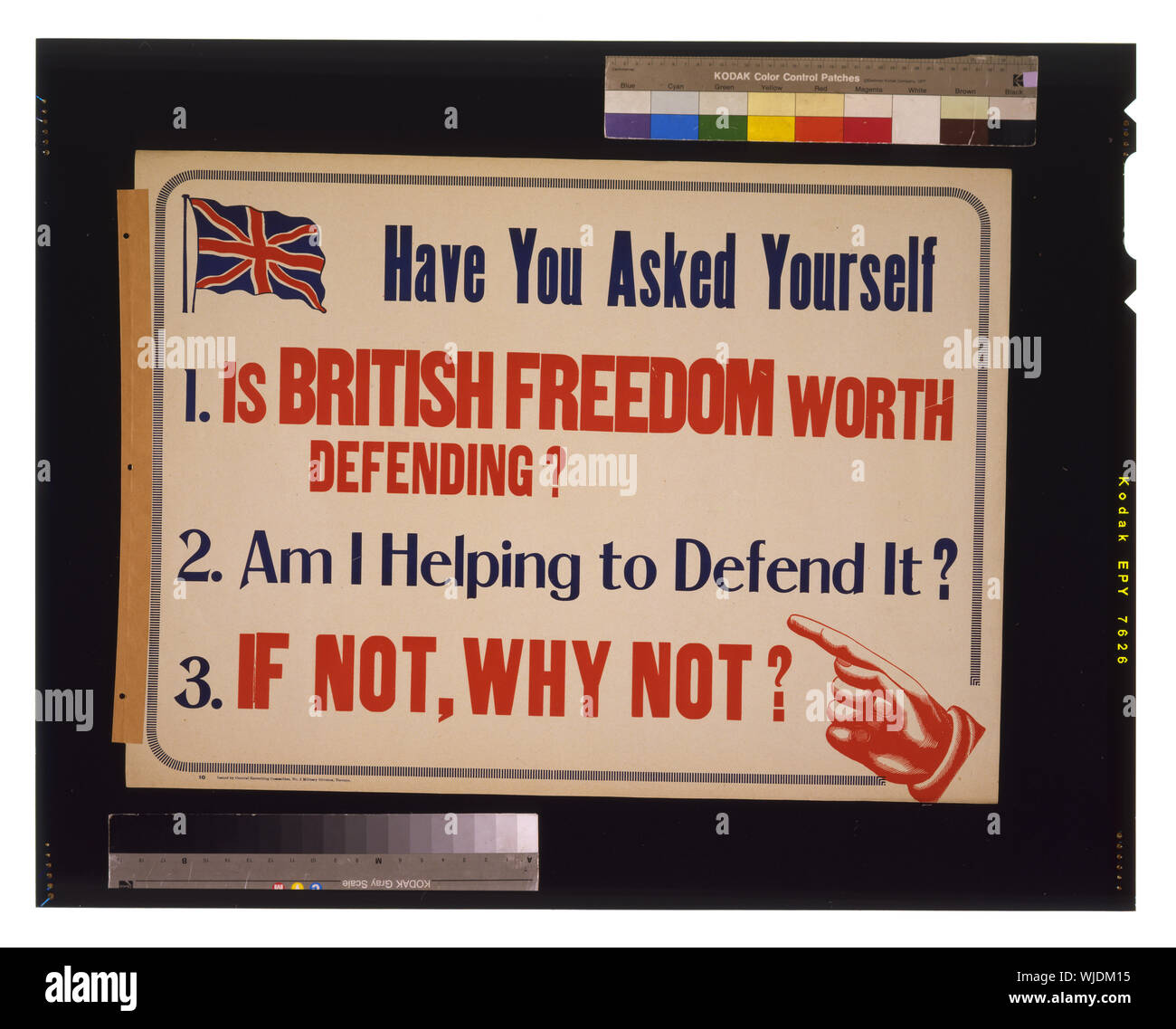 Have you asked yourself 1. Is British freedom worth defending? 2. Am I ...