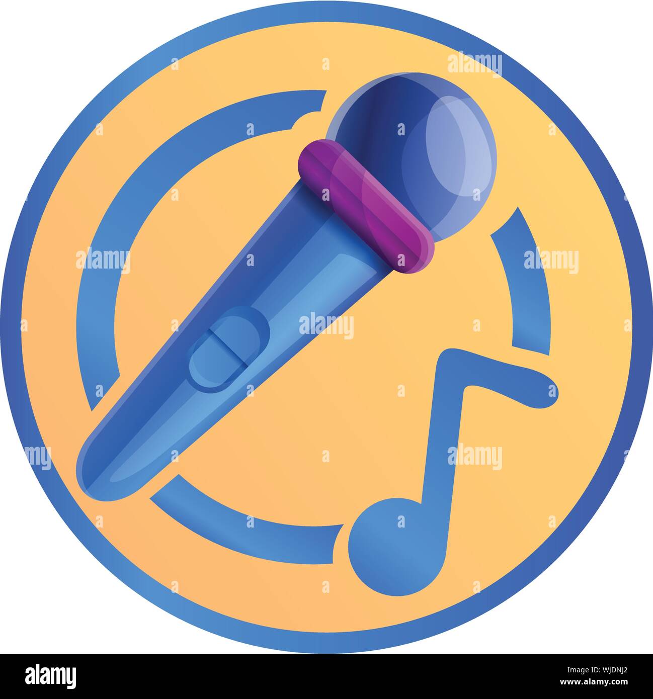 Cartoon Microphone High Resolution Stock Photography and Images - Alamy