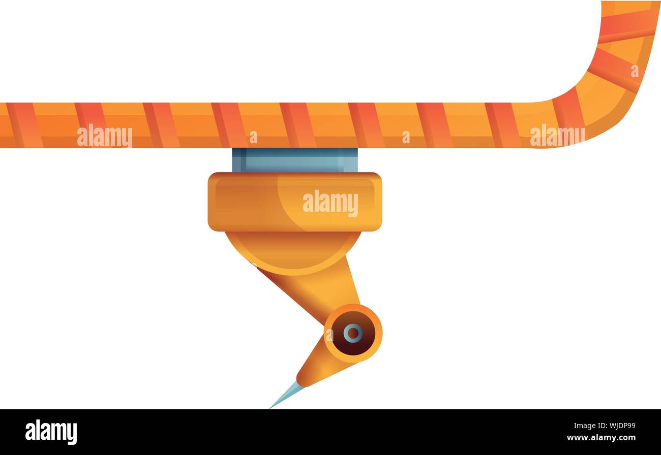 Robot assembly line icon. Cartoon of robot assembly line vector icon ...