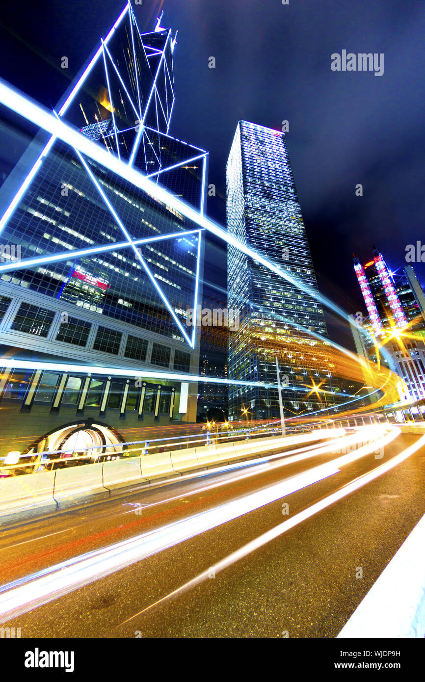 Time lapse busy intersection night hi-res stock photography and images ...