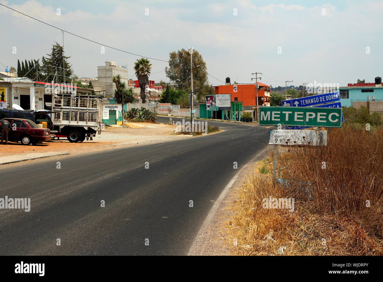 The town of Metepec in the state of Hidalgo, Mexico Stock Photo - Alamy