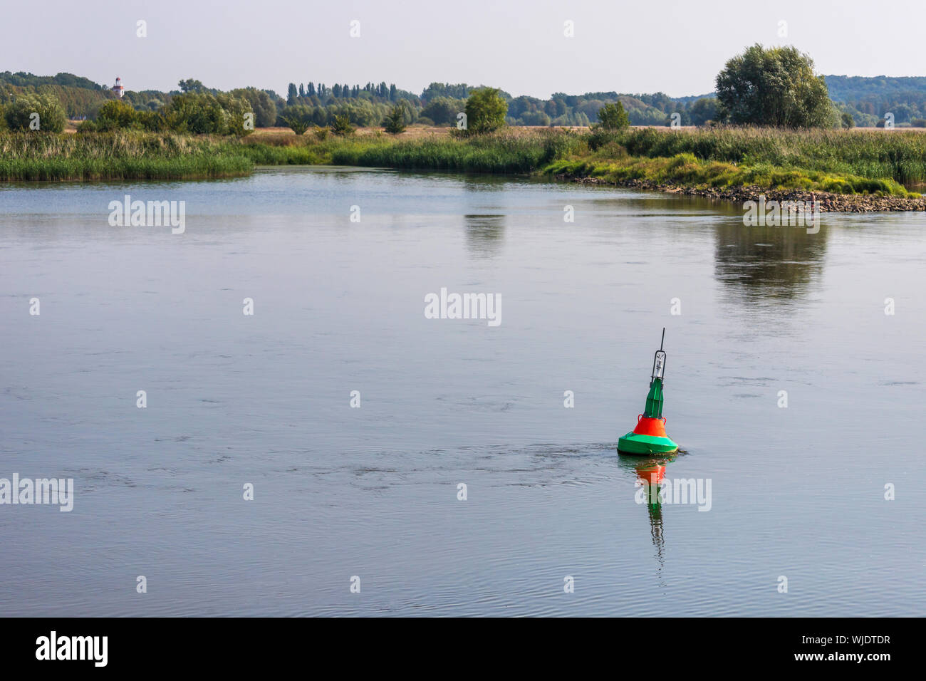 oder river in germany near the polish border Stock Photo - Alamy