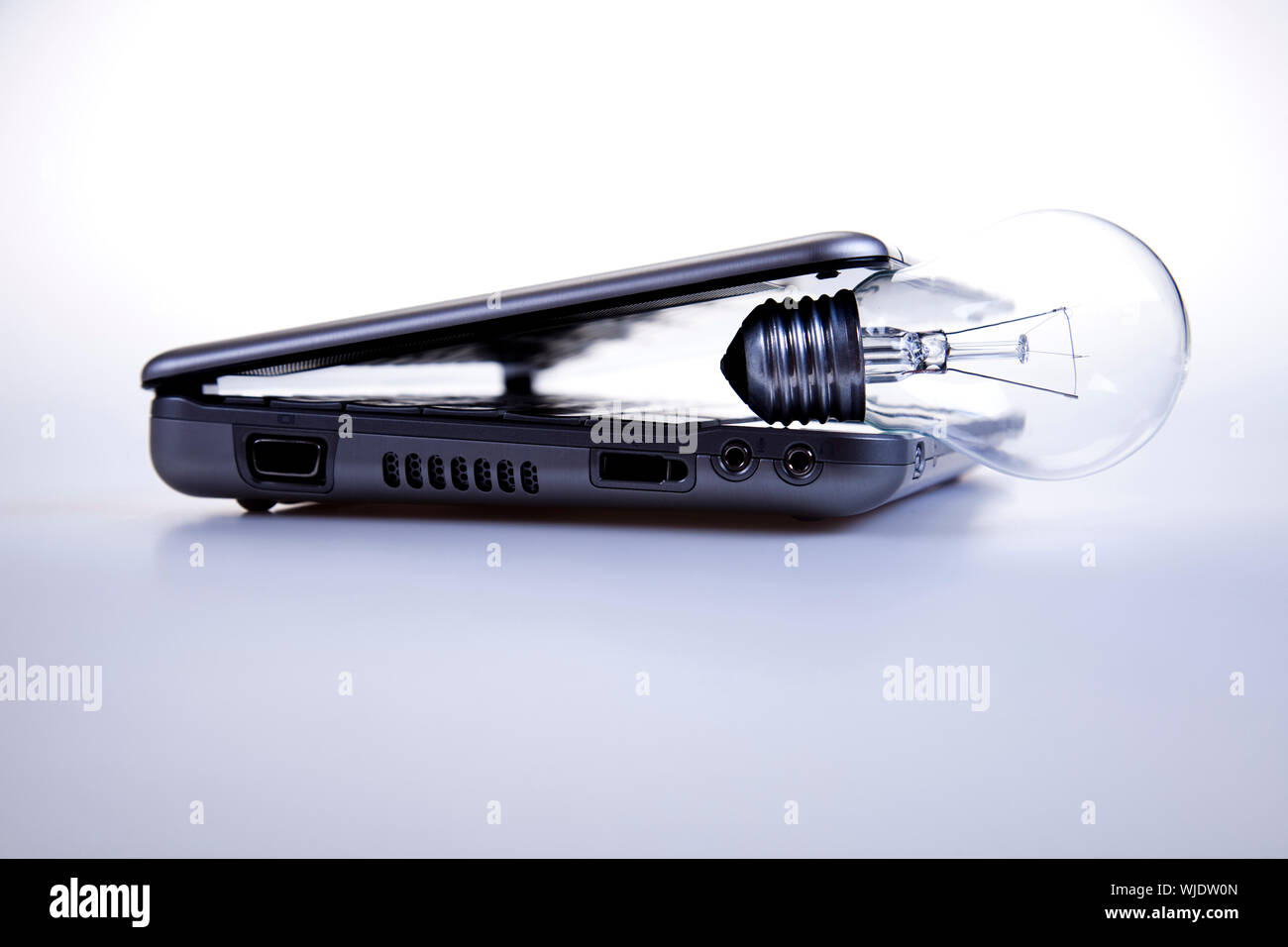 Idea and computer Stock Photo - Alamy