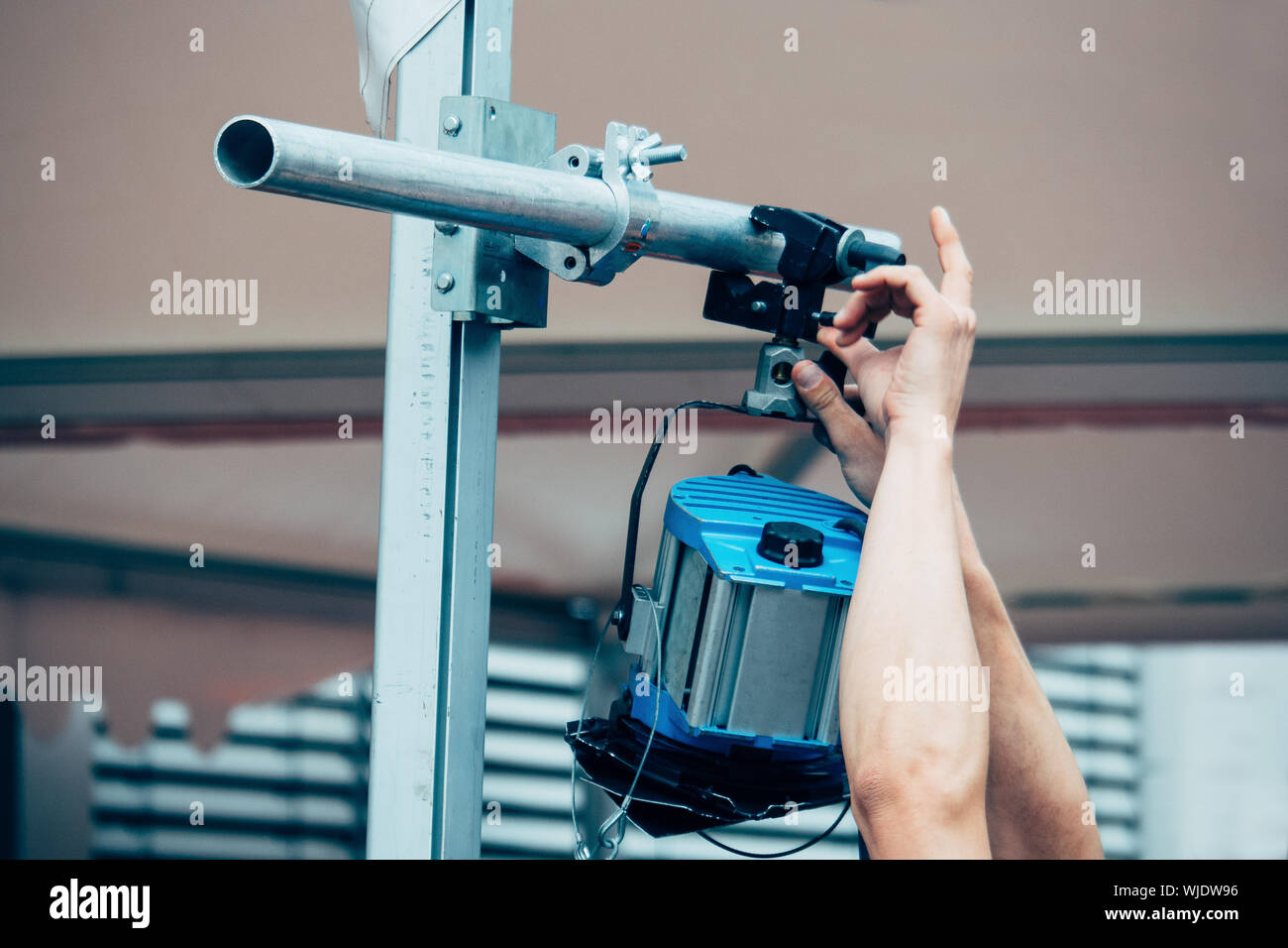 Stage hands hi-res stock photography and images - Alamy