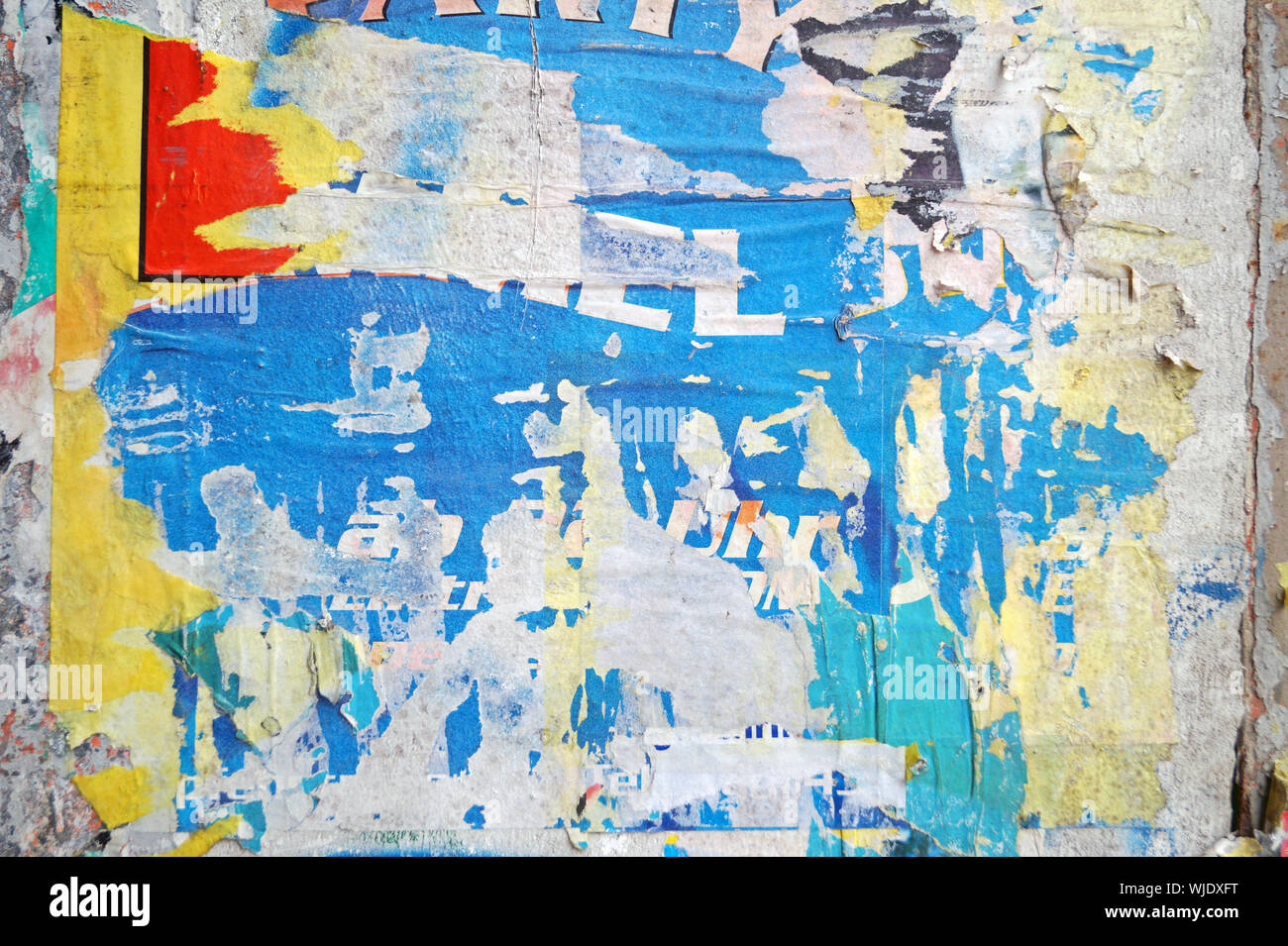 Abandoned posters hi-res stock photography and images - Alamy