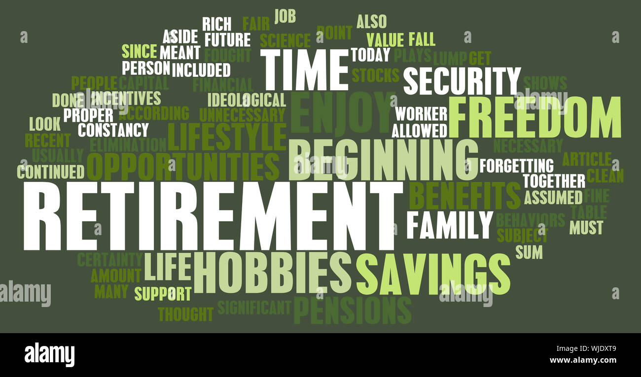 Retirement Planning as a Abstract Concept Stock Photo - Alamy