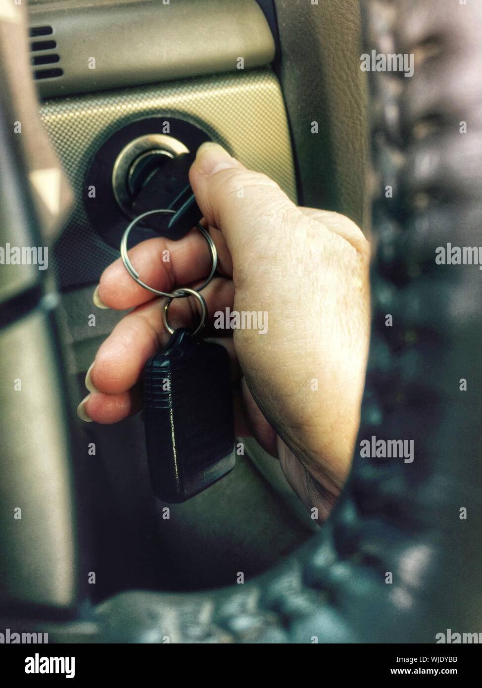 Turning vehicle hi-res stock photography and images - Alamy