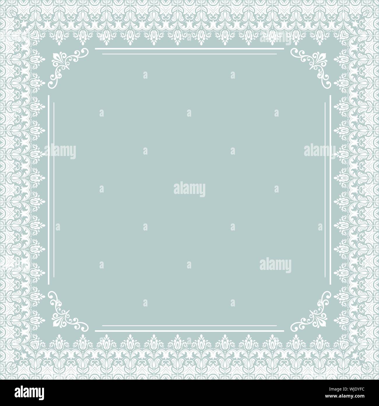 Floral Vector Fine Frame Stock Vector Image & Art - Alamy