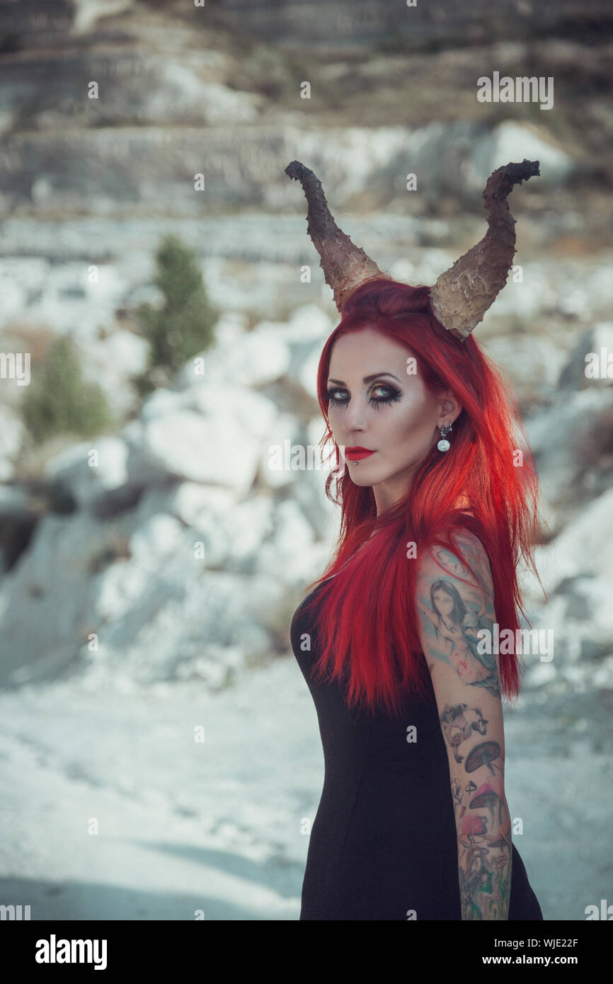 Red Headed Devil Woman