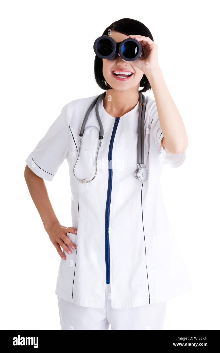 Girl eye doctor Cut Out Stock Images & Pictures - Alamy