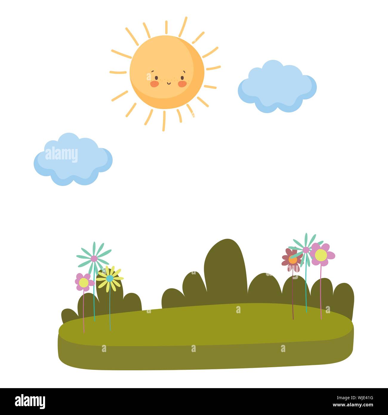Park design, Landscape nature outdoor beautiful season spring and ...