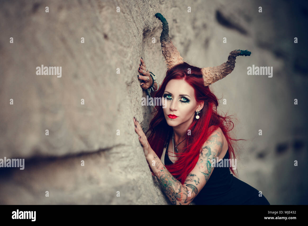 Red Headed Devil Woman