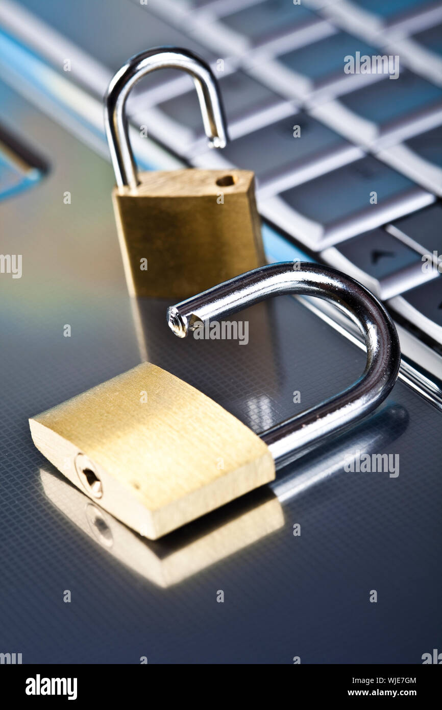 Mobile security desktop computer hi-res stock photography and images ...