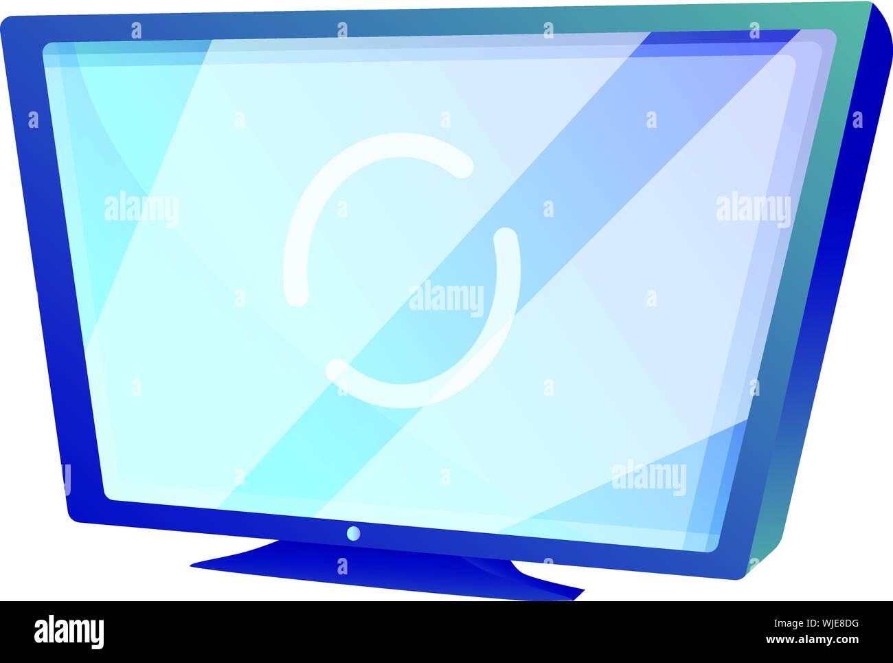 Tv software update icon. Cartoon of tv software update vector icon for ...