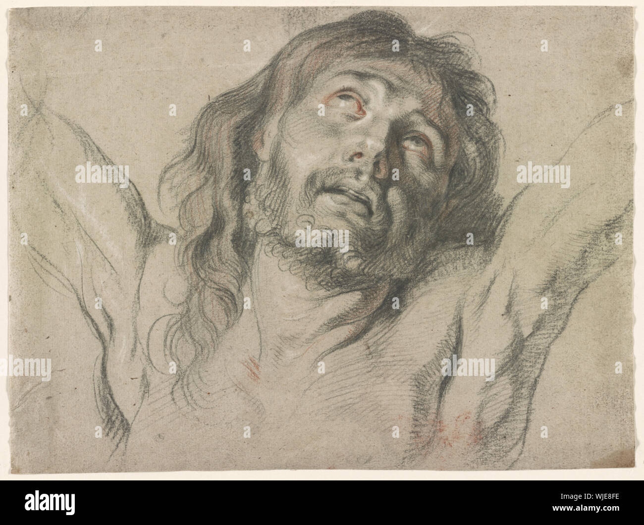 Head of Christ on the cross Stock Photo - Alamy