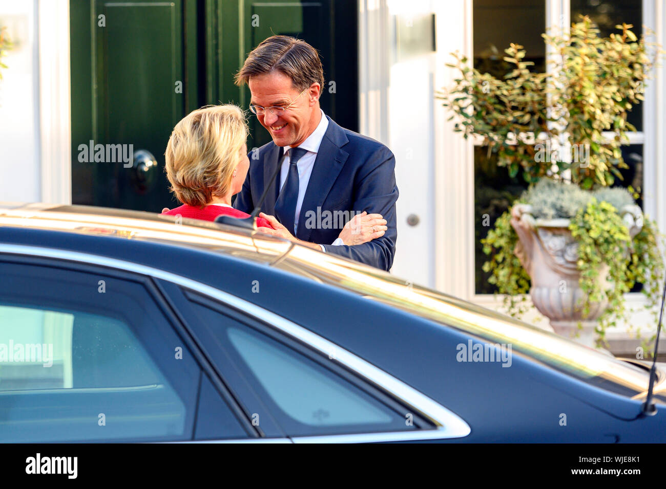 The Hague, Netherlands, September 3rd, 2019 (L to R: Ursula Von der ...